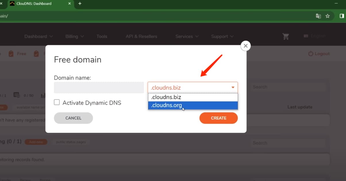 申请ClouDNS永久免费域名并托管到CloudFlare | 鸟叔の窝